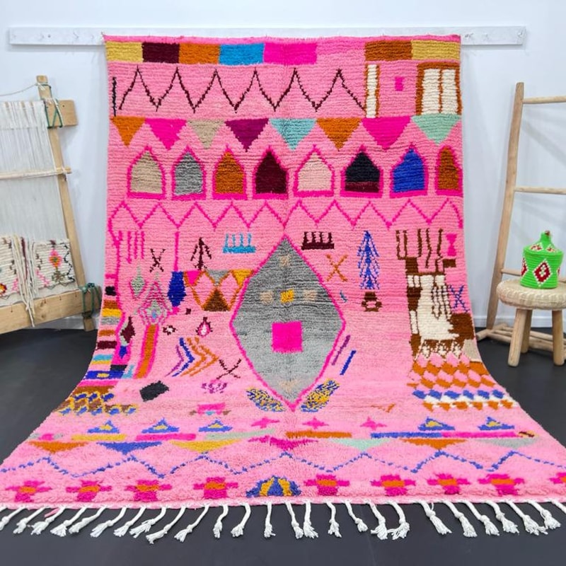 Multicolor Berber Rug - Etsy