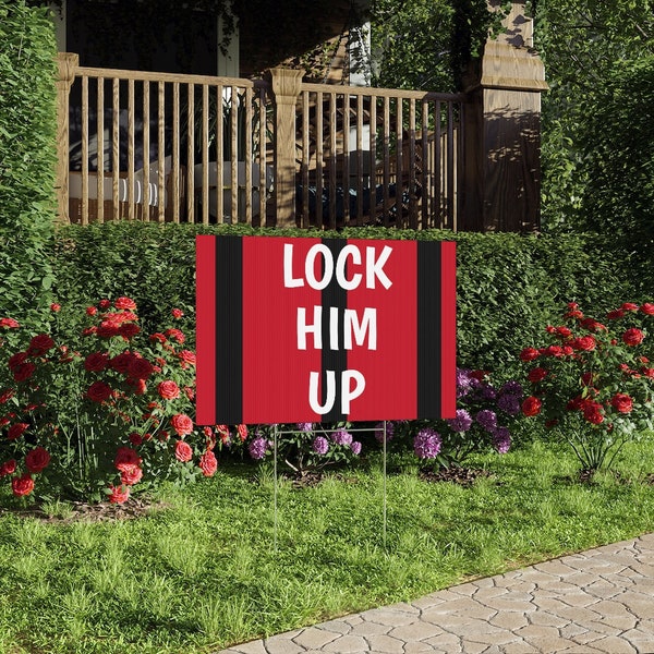 Trump Signs Lock Him Up - Etsy