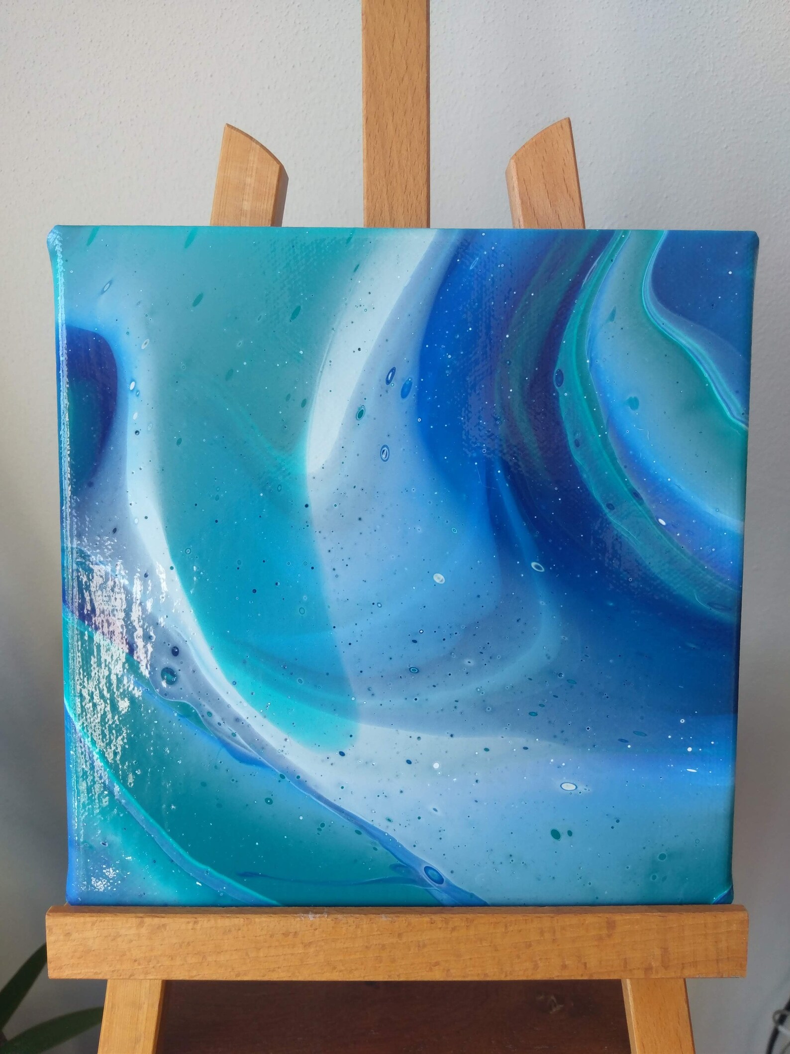 Ocean Acrylic Pouring Painting Acrylicpouring Oceanart / - Etsy Denmark