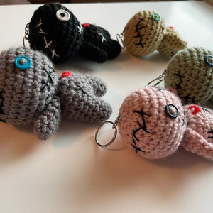 Crochet Voodoo/zombie Key Chain - Etsy