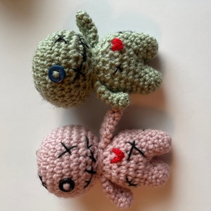 Crochet Voodoo/zombie Key Chain - Etsy