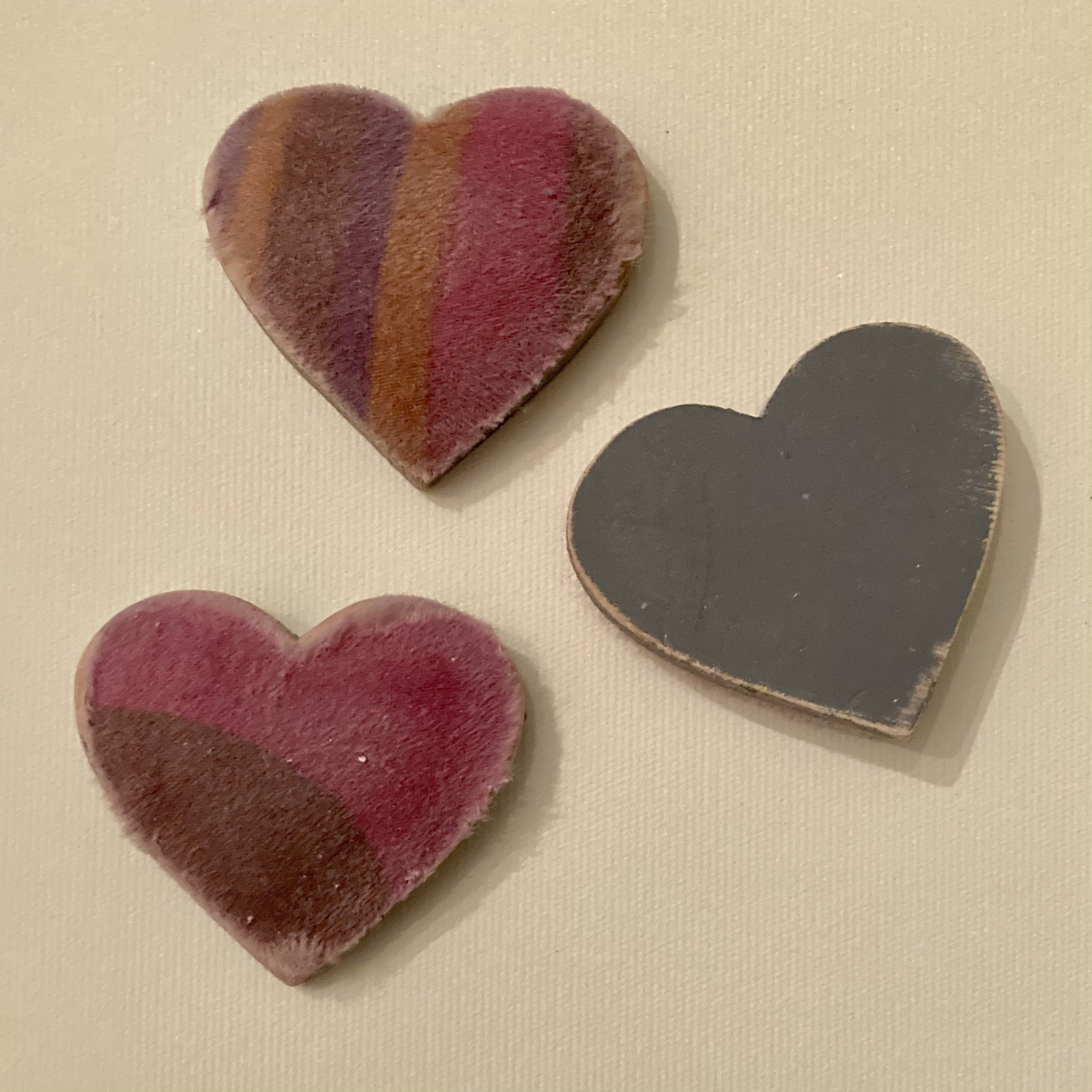 Small Wooden Shapes Set of 3 choice of Magnet Ornament or - Etsy UK