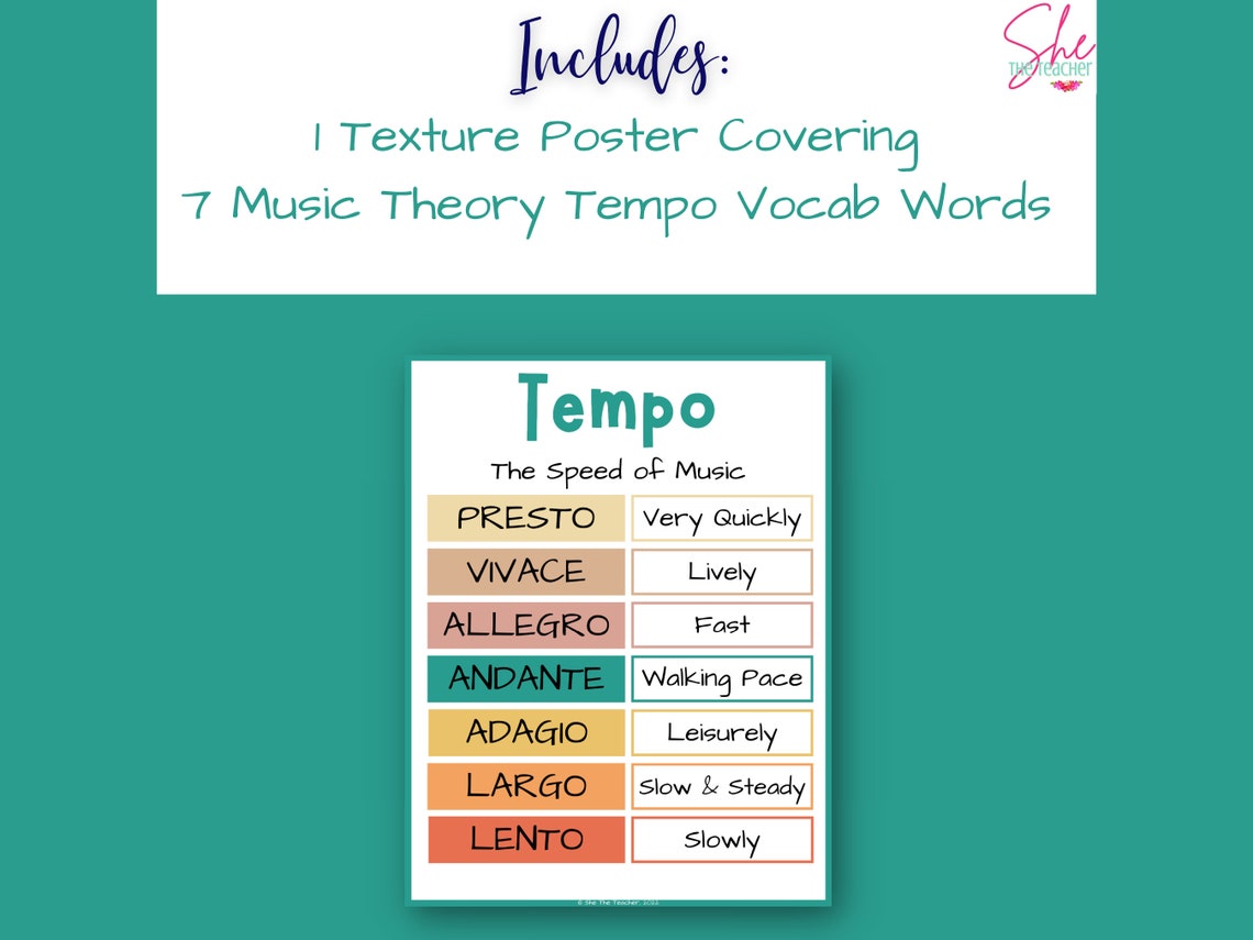 Elements of Music Posters - BUNDLE - Sherbet Theme | Music Classroom ...