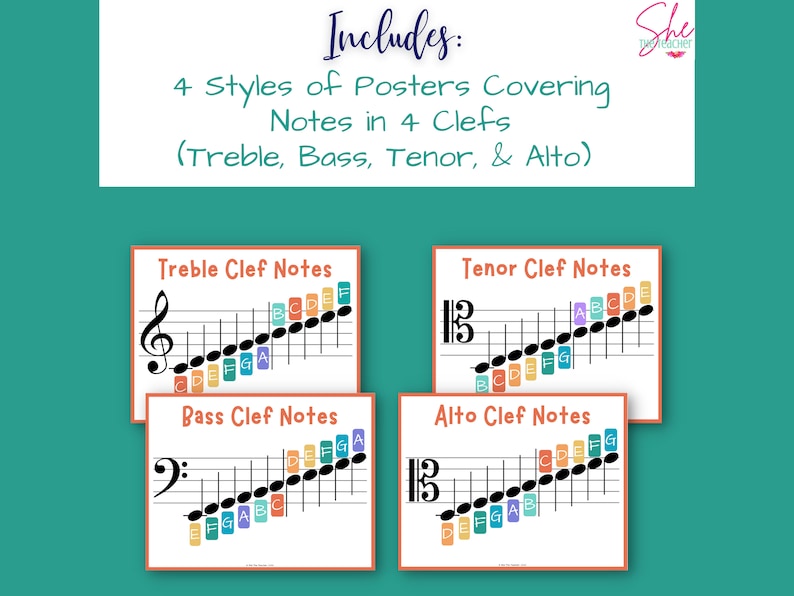 Elements of Music Posters - BUNDLE - Sherbet Theme | Music Classroom ...