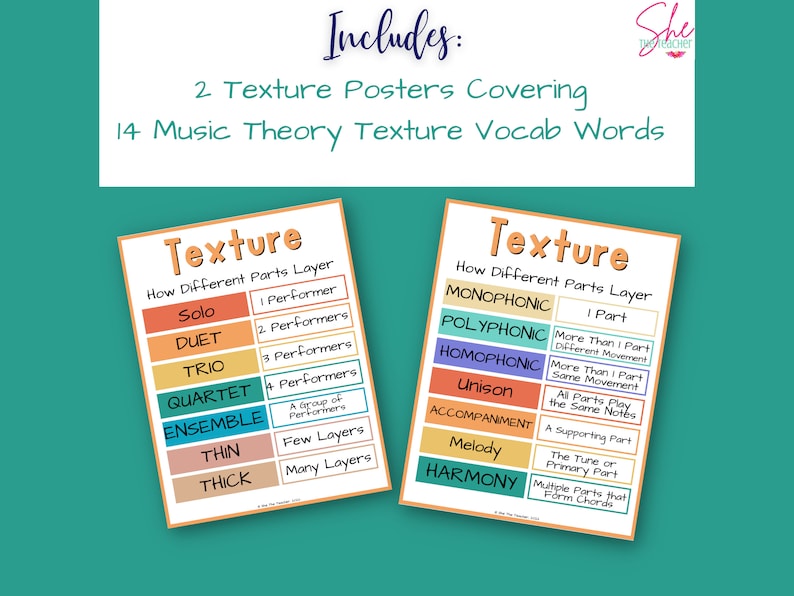 Elements of Music Posters - BUNDLE - Sherbet Theme | Music Classroom ...