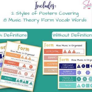 Elements of Music Posters - BUNDLE - Sherbet Theme | Music Classroom ...