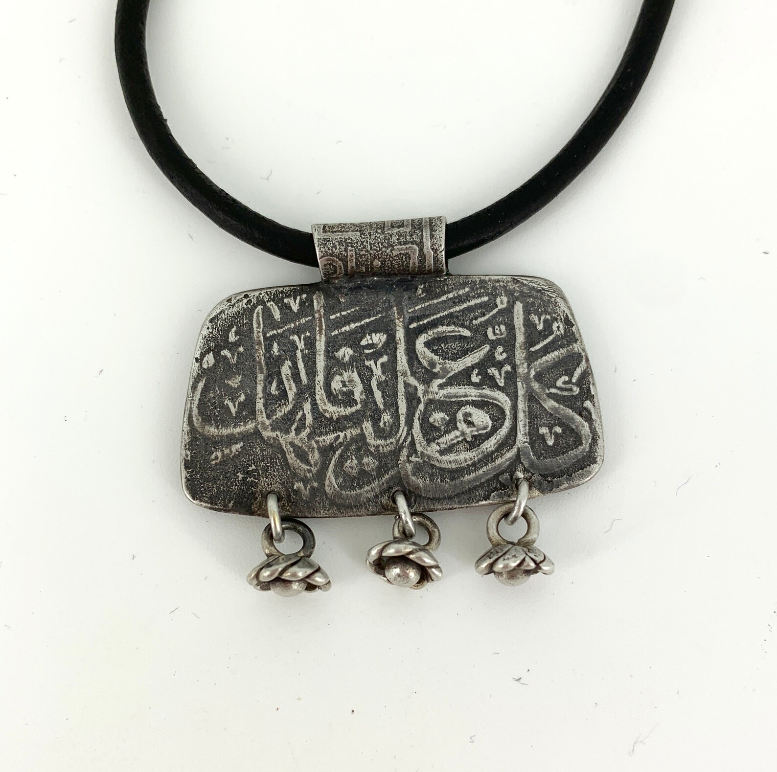 Artifact Arabic Calligraphy in Sterling Silver With Charms - Etsy