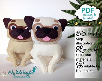 Pug Sewing Pattern | Etsy