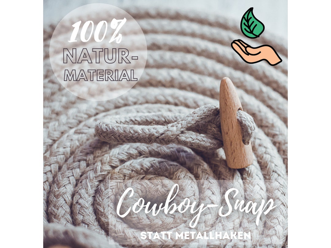 Cowboy Snap Gaucho Clasp Ground Work Riding a Horse 100% Natural Fiber ...