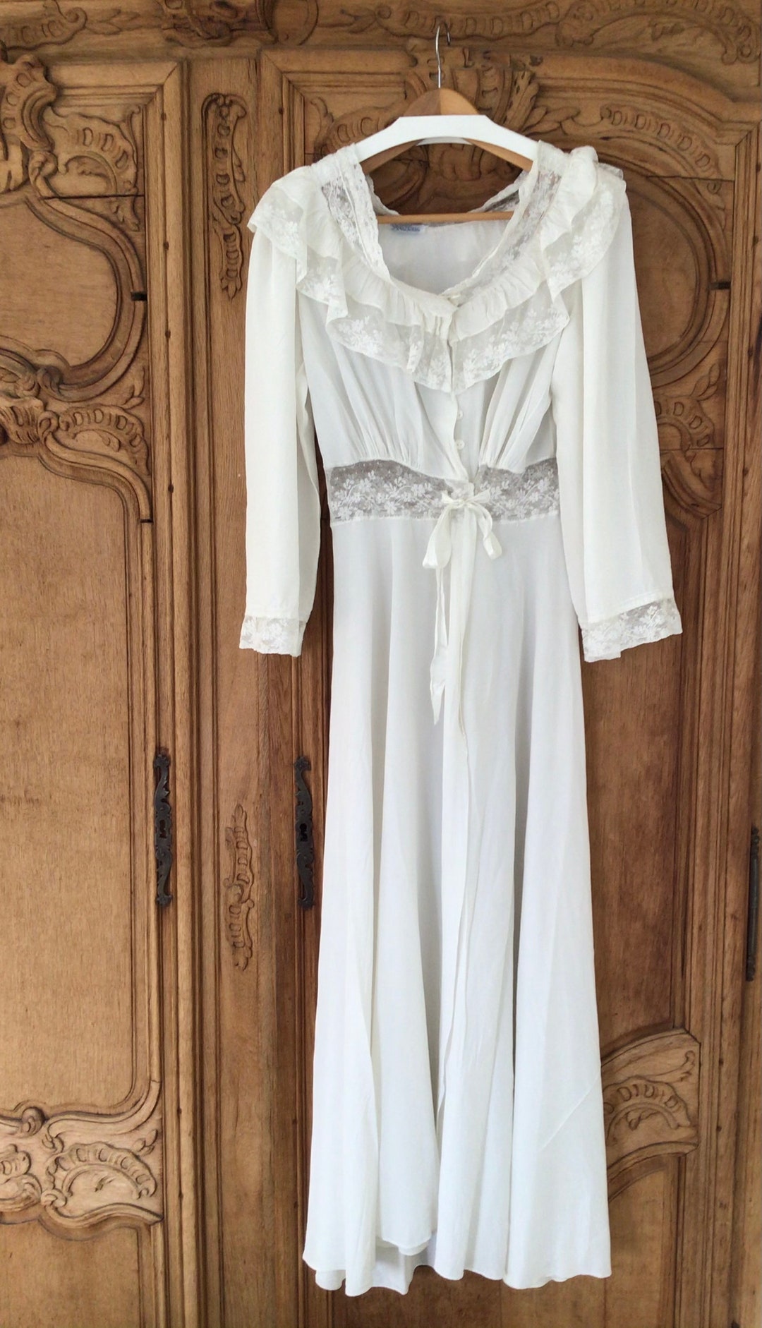 Gorgeous 50's Dressing Gown Made by Radcliffe USA - Etsy