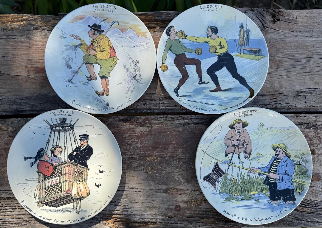 Vintage Talking Plates/plates, Terre De Fer, Collectible Plates, Humor ...