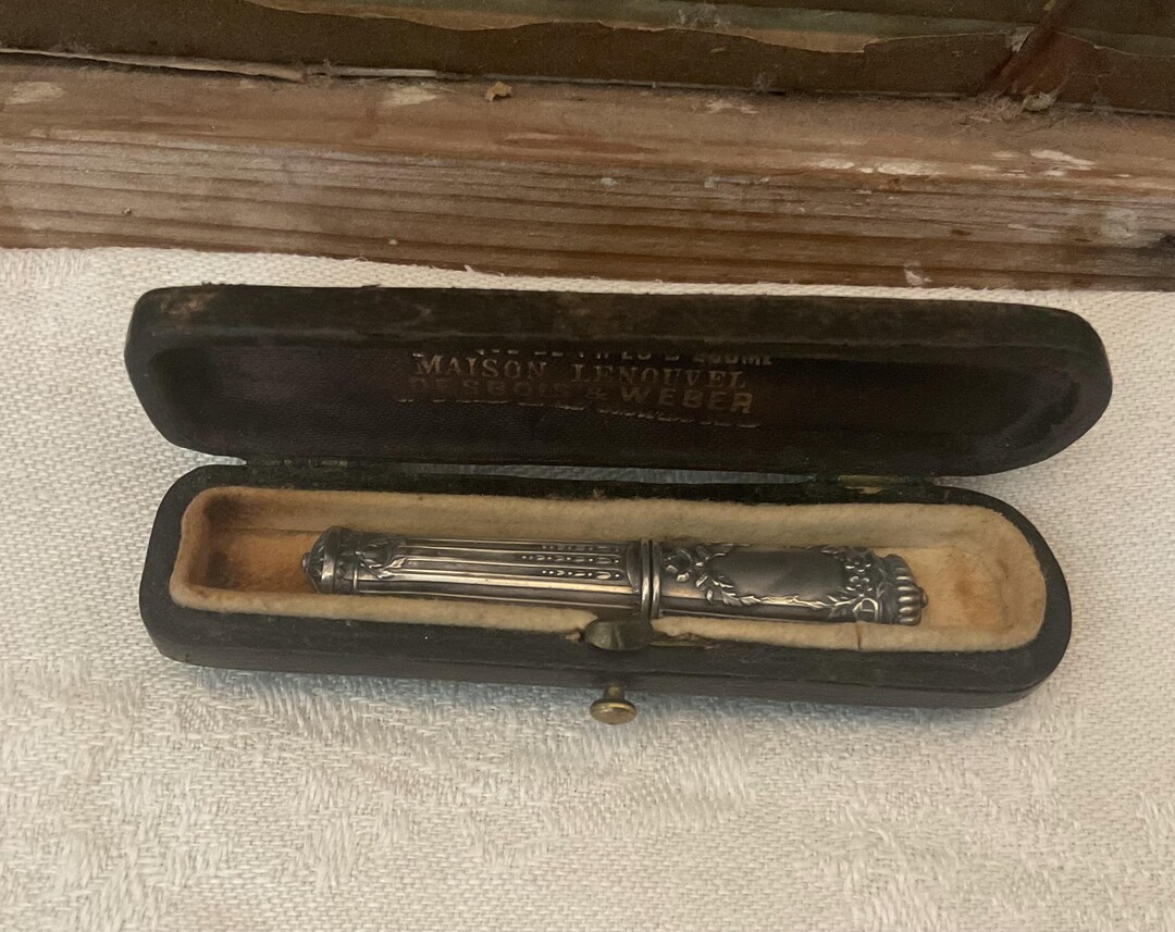Antique Sterling Silver Needle Case, From France End 1800/beginning ...