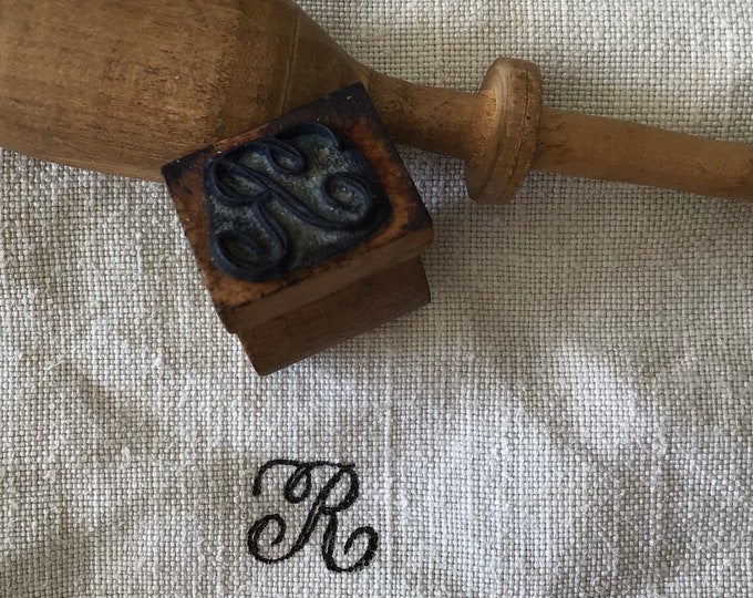 Vintage Little Rubber Stamp Letter R, Used for Embroidery - Etsy