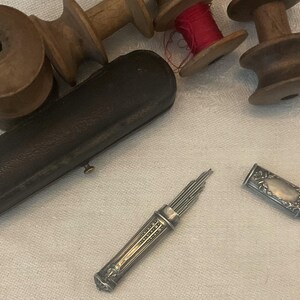Antique Sterling Silver Needle Case, From France End 1800/beginning ...