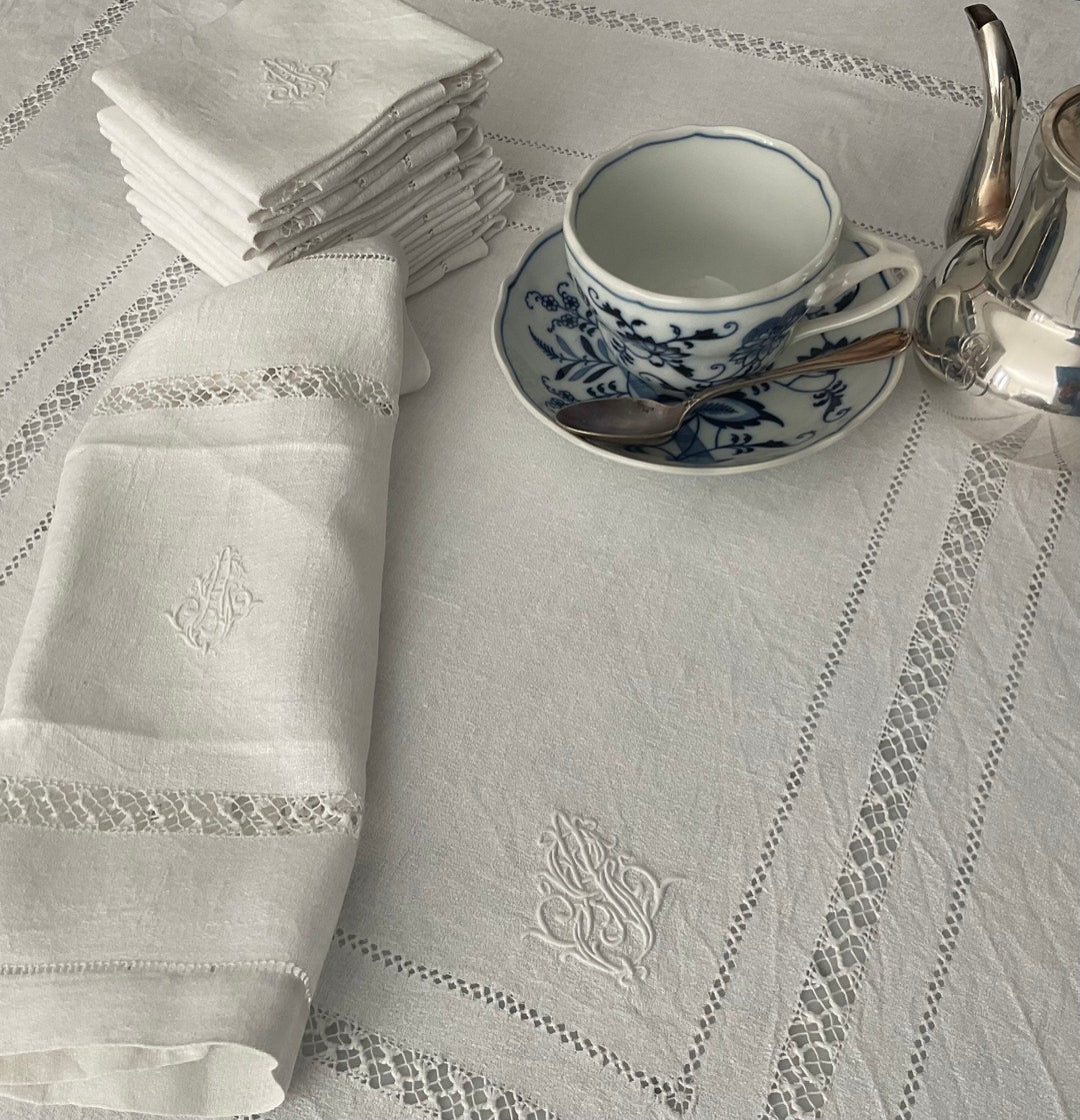 RESERVED for A. 11 AG Gorgeous Monogram on These Little Napkins and ...