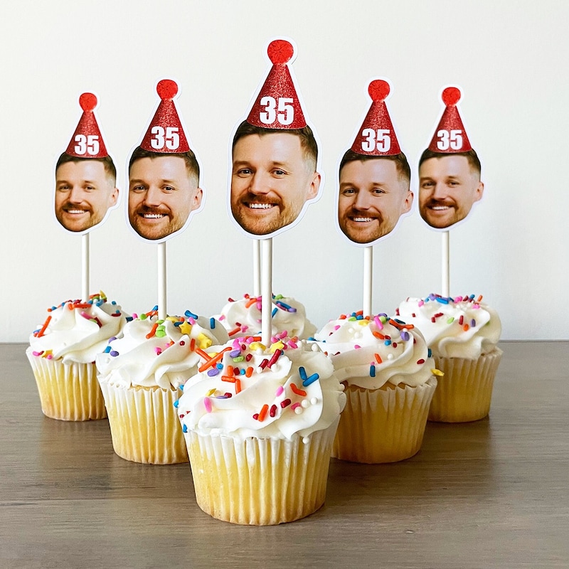 Custom Cupcake Toppers - Etsy