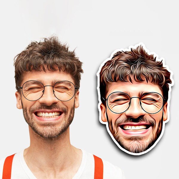 Cartoon Sticker - Etsy