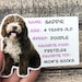 Therapy Dog Business Card Stickers Stickers for Children - Etsy