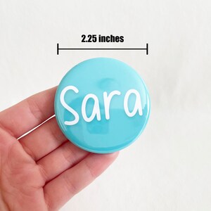 Name Tag Button, Personalized Name Tag for Shirt or Backpack - Etsy