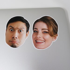 Office Party Face Sticker | Gift for Your Boss | Boss Birthday Party ...