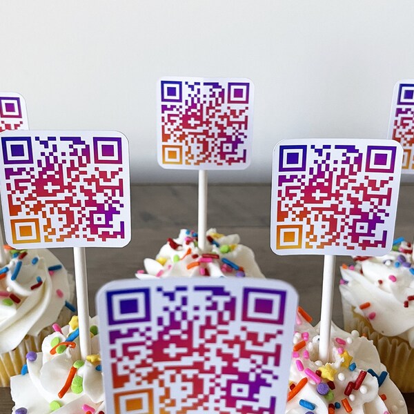 Cupcake Qr Code - Etsy