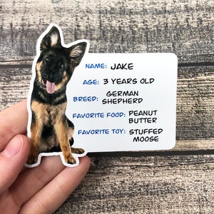 Therapy Dog Business Card Stickers | Stickers for Children | Service ...