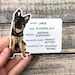 Therapy Dog Business Card Stickers Stickers for Children - Etsy