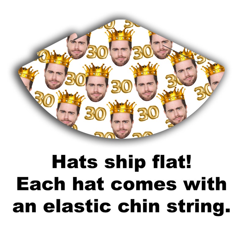 Crown Party Favor Hats Personalized Birthday Party Decor - Etsy