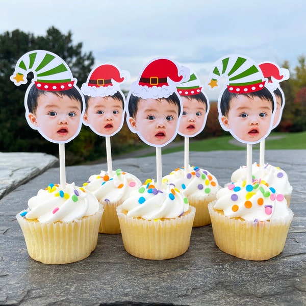 Elf Cupcake Toppers - Etsy