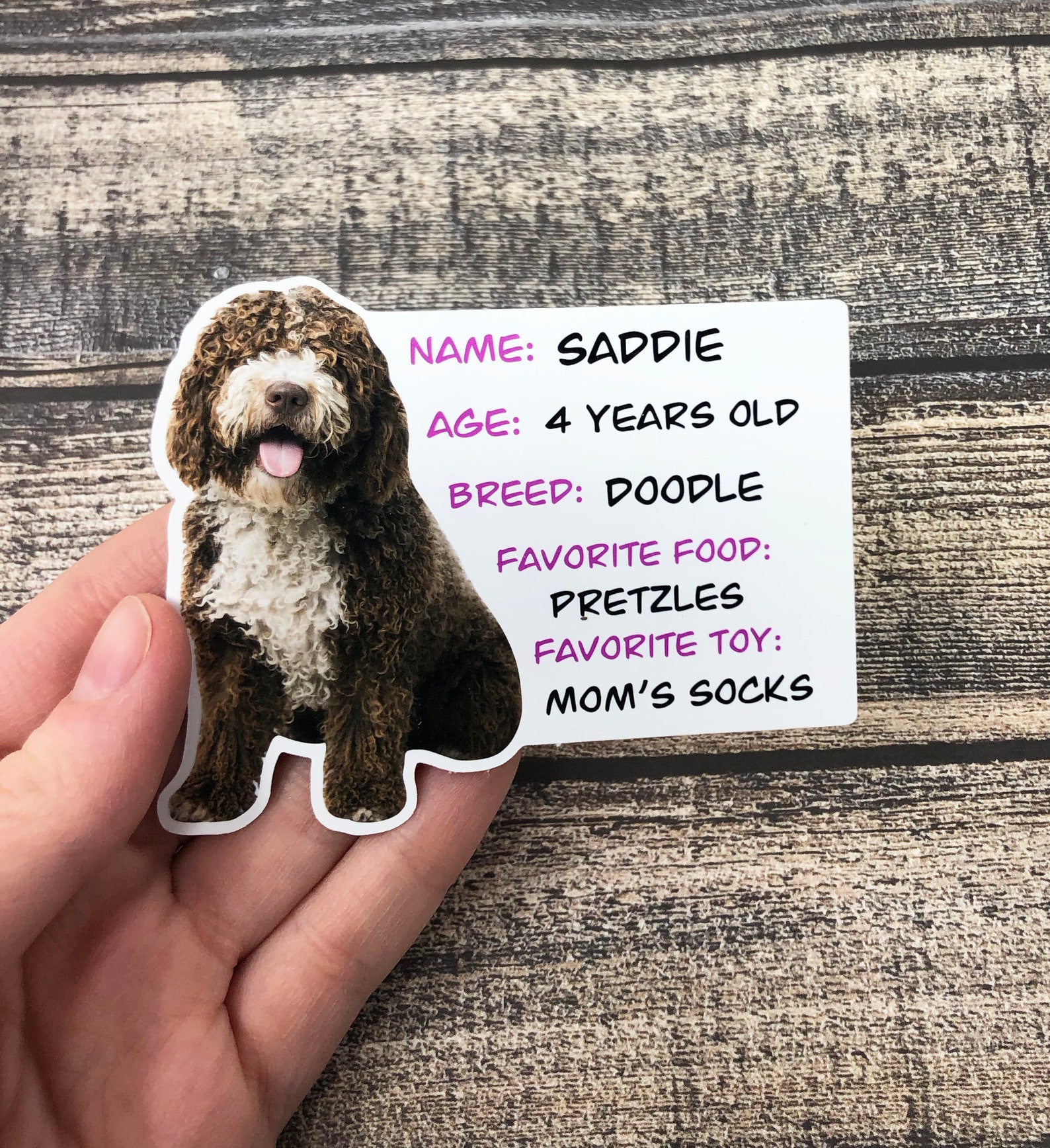 Therapy Dog Business Card Stickers Stickers for Children - Etsy