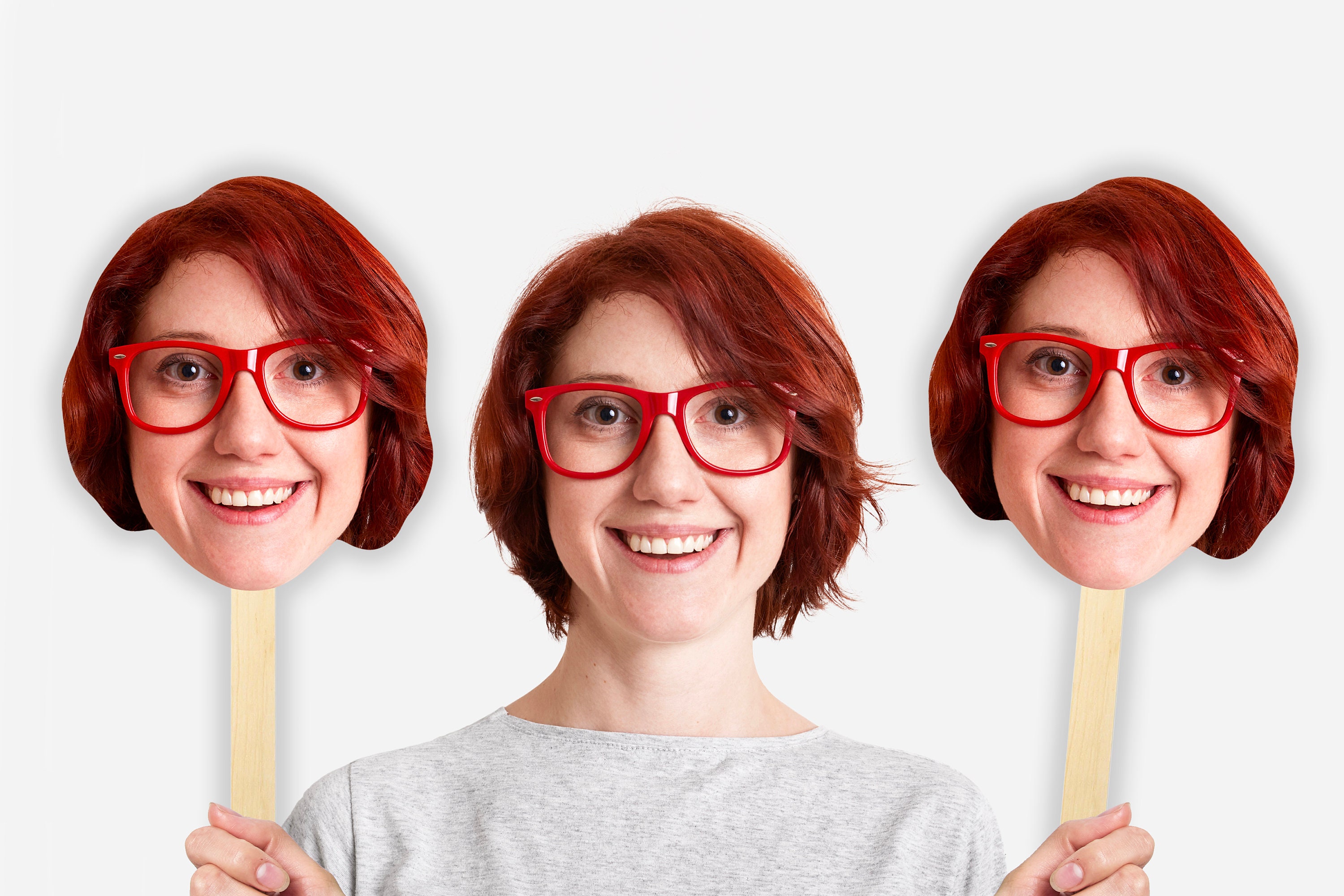 Print at Home Face Sticks | Game Day or Senior Night - Etsy