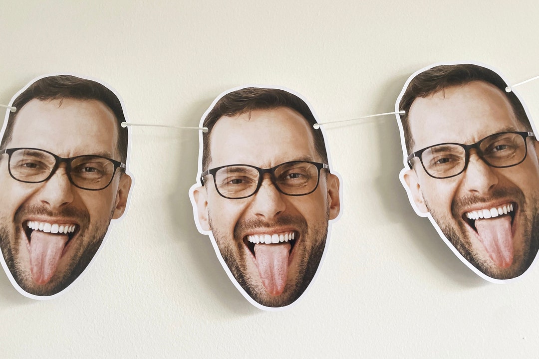 Custom Face Banner for Bachelorette/bachelor Parties - Etsy