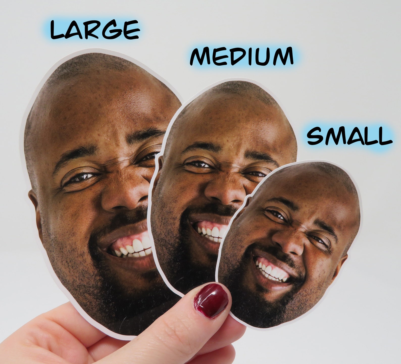 Office Party Face Sticker | Gift for Your Boss | Boss Birthday Party ...