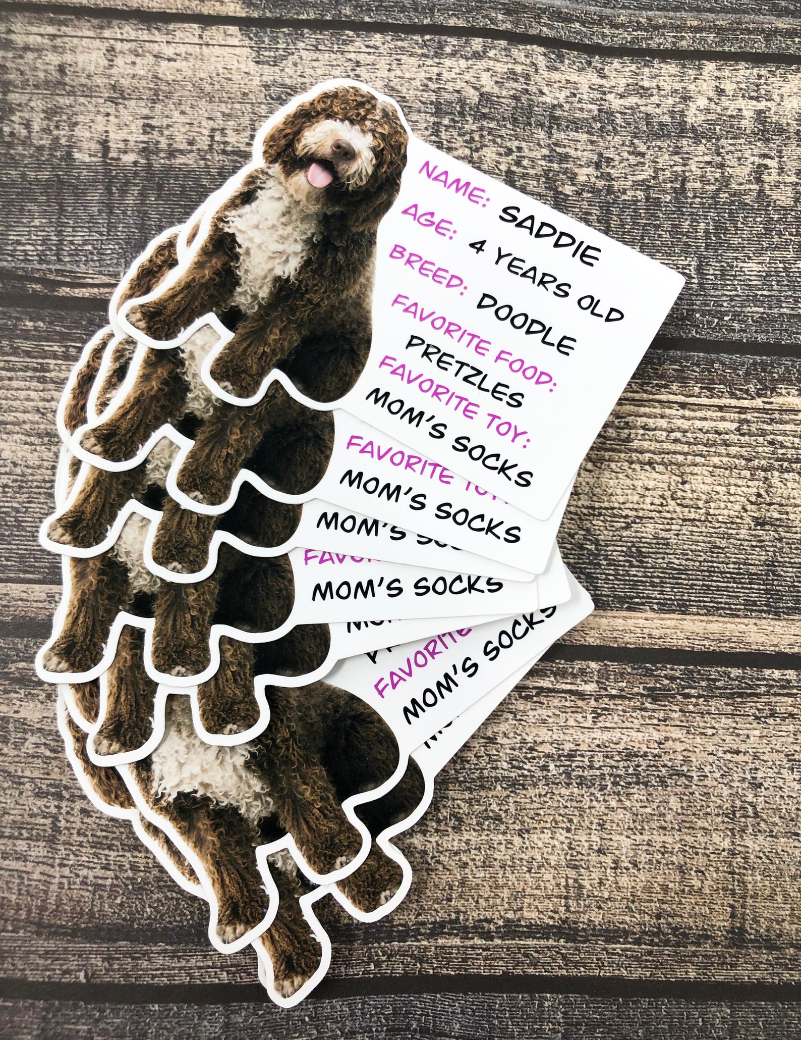 Therapy Dog Business Card Stickers Stickers for Children - Etsy