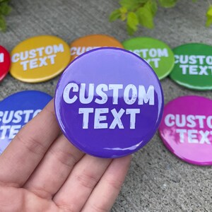 Fundraiser Pins, Event Add-on 2.25 Inch Buttons - Etsy