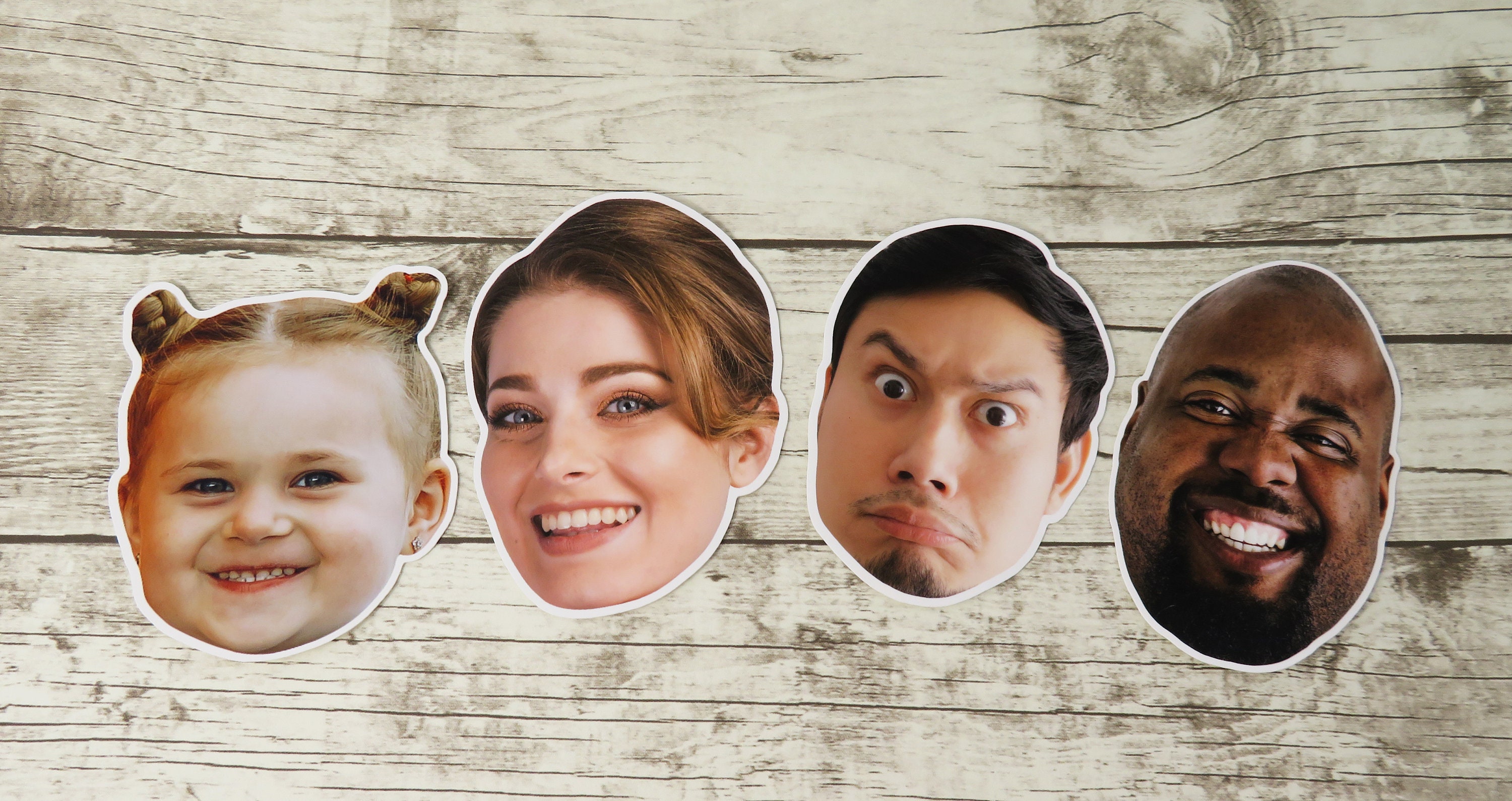 Custom FACE Sticker Upload Any Image of Your Friends Face | Etsy