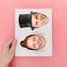 Bride & Groom Photobooth Props | Bridal Shower Face on a Stick - Etsy
