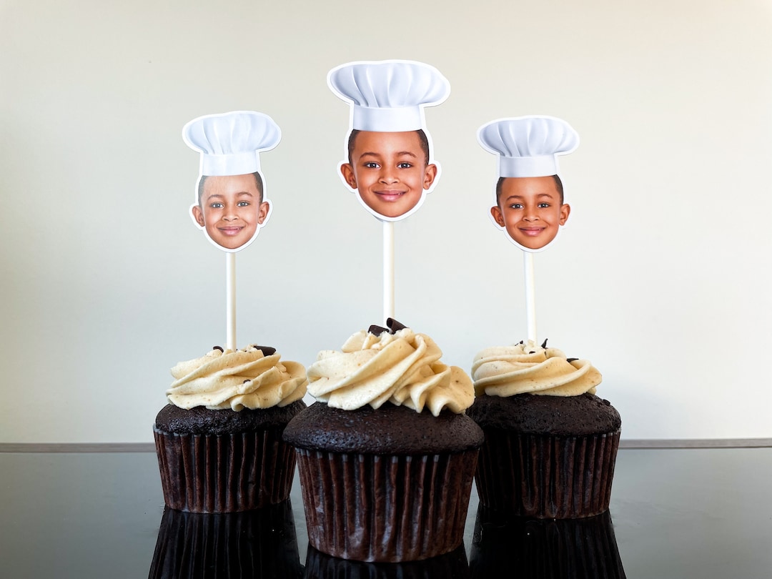 Chef Cupcake Toppers | Birthday Party for Future Chef or Baker | Themed ...