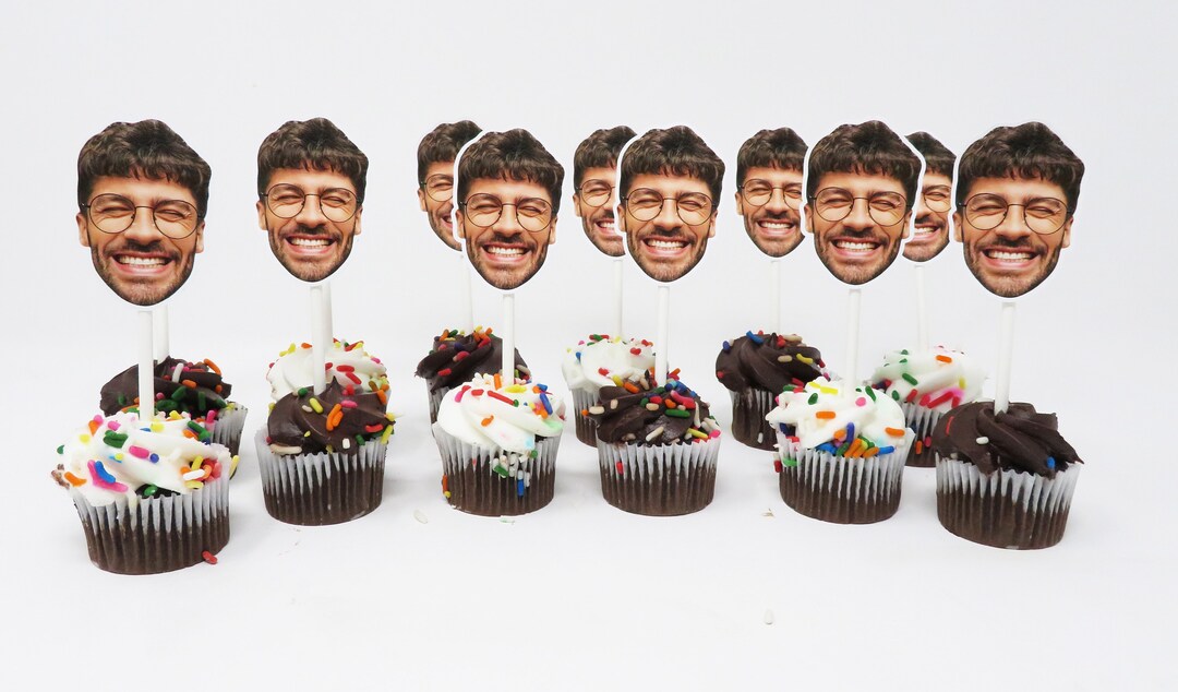 Mini Cupcake Toppers | Small Cupcakes for Party | Personalized Decor ...