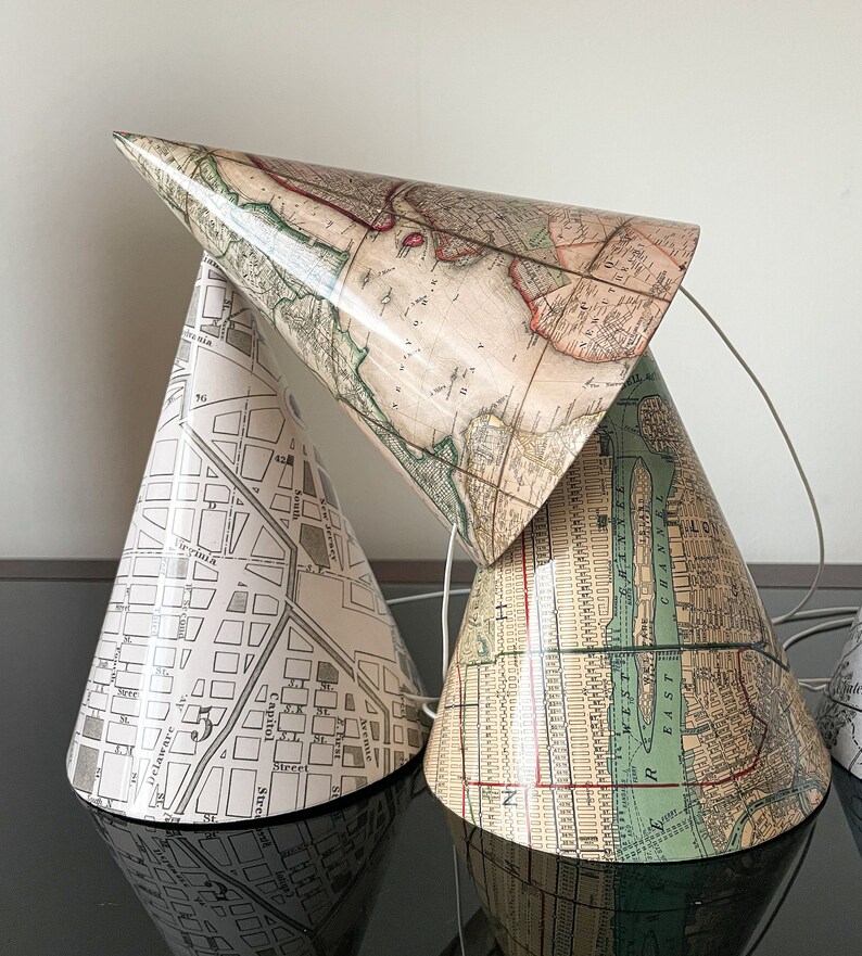 Old Historic Map Theme Party Hats Travel Themed Party Favors - Etsy