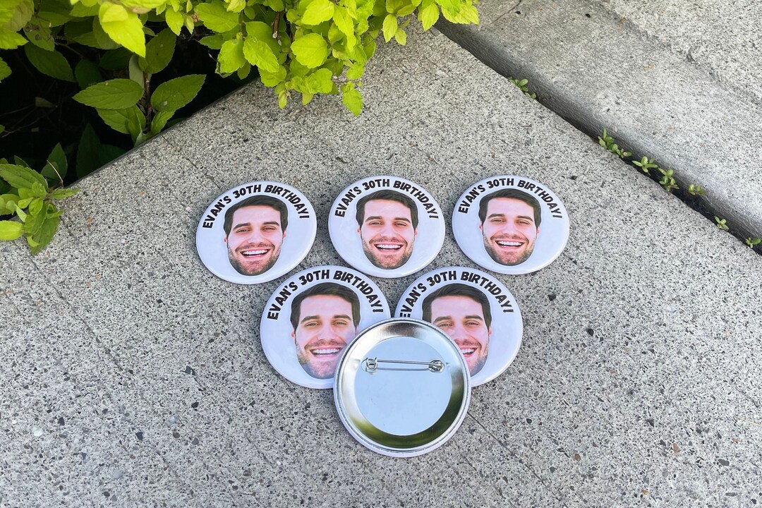 Birthday Party Favors, Personalized Pins for Birthday Celebrations (2. ...