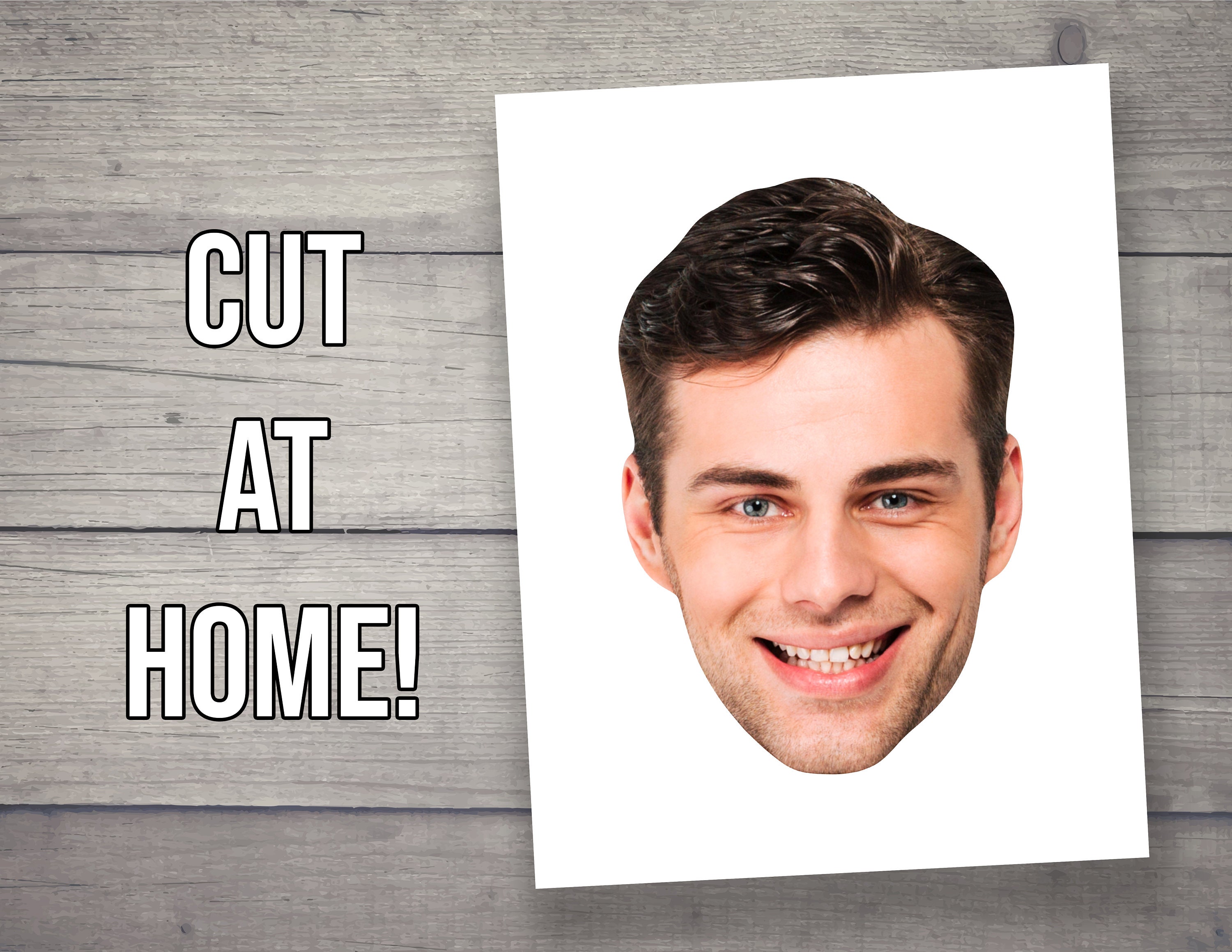 Printable Face Banner for Birthday Party | 48 Hour Turnaround - Etsy