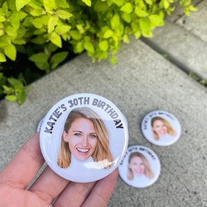 Birthday Party Favors, Personalized Pins for Birthday Celebrations (2. ...