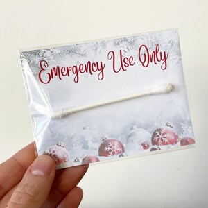 Emergency Use Only Cotton Swab | Funny Joke Stocking Stuffer | Funny ...