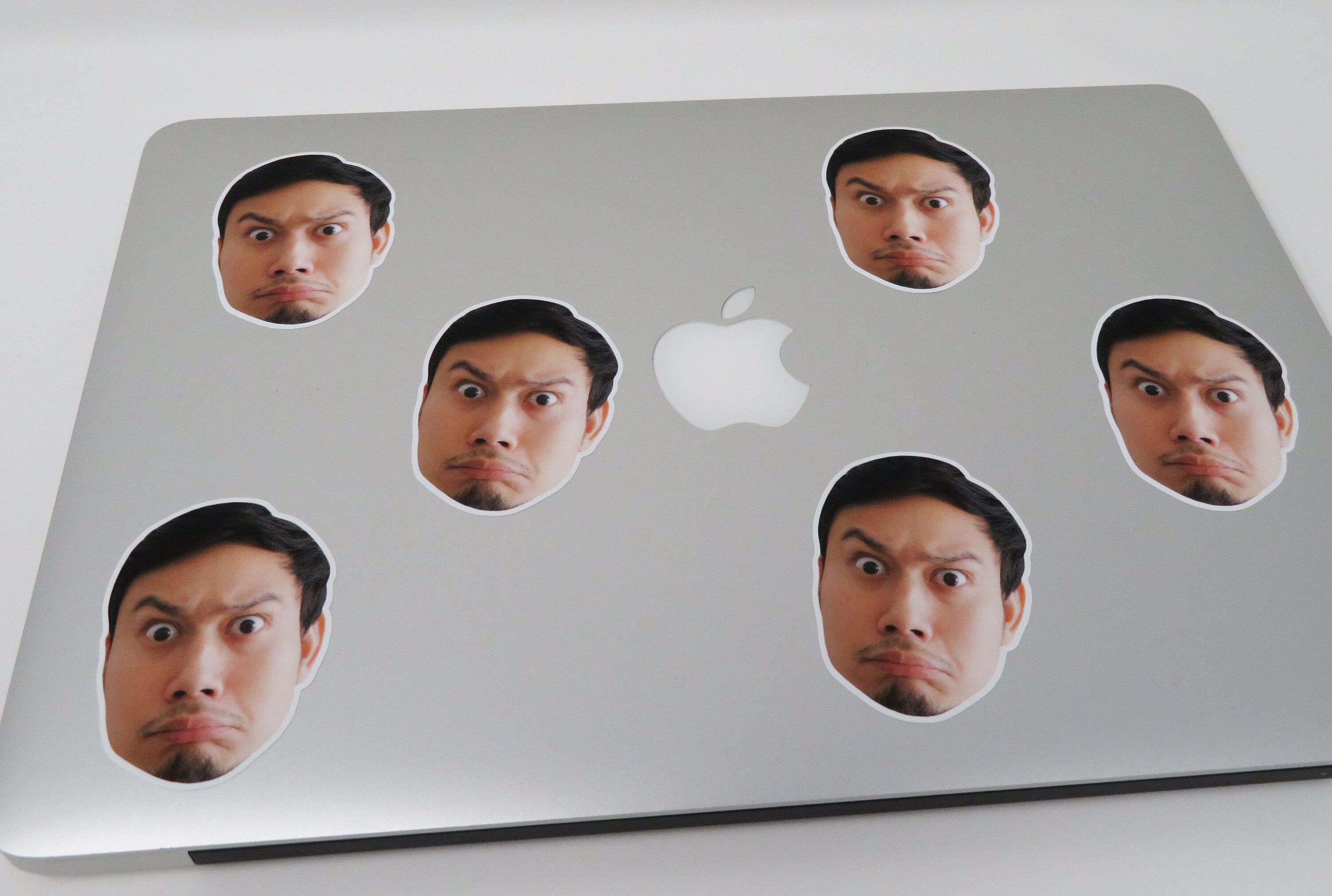 Custom FACE Sticker Upload Any Image of Your Friends Face | Etsy