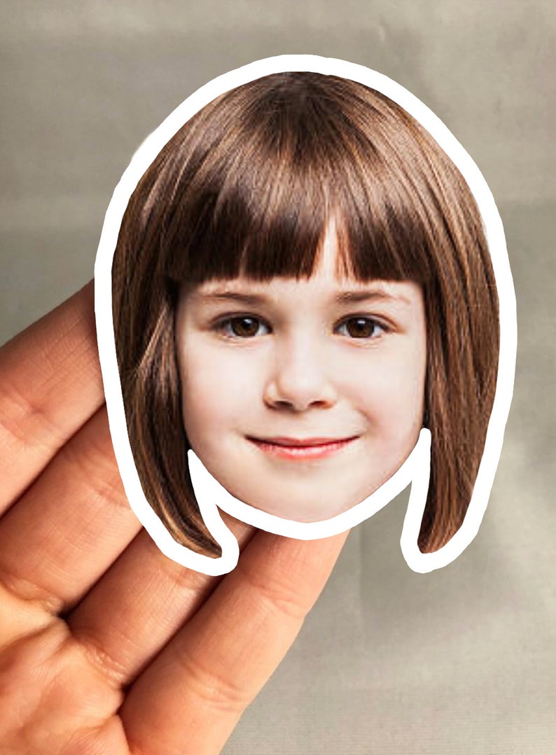 Child Birthday Face Sticker | Birthday Party Favors - Etsy