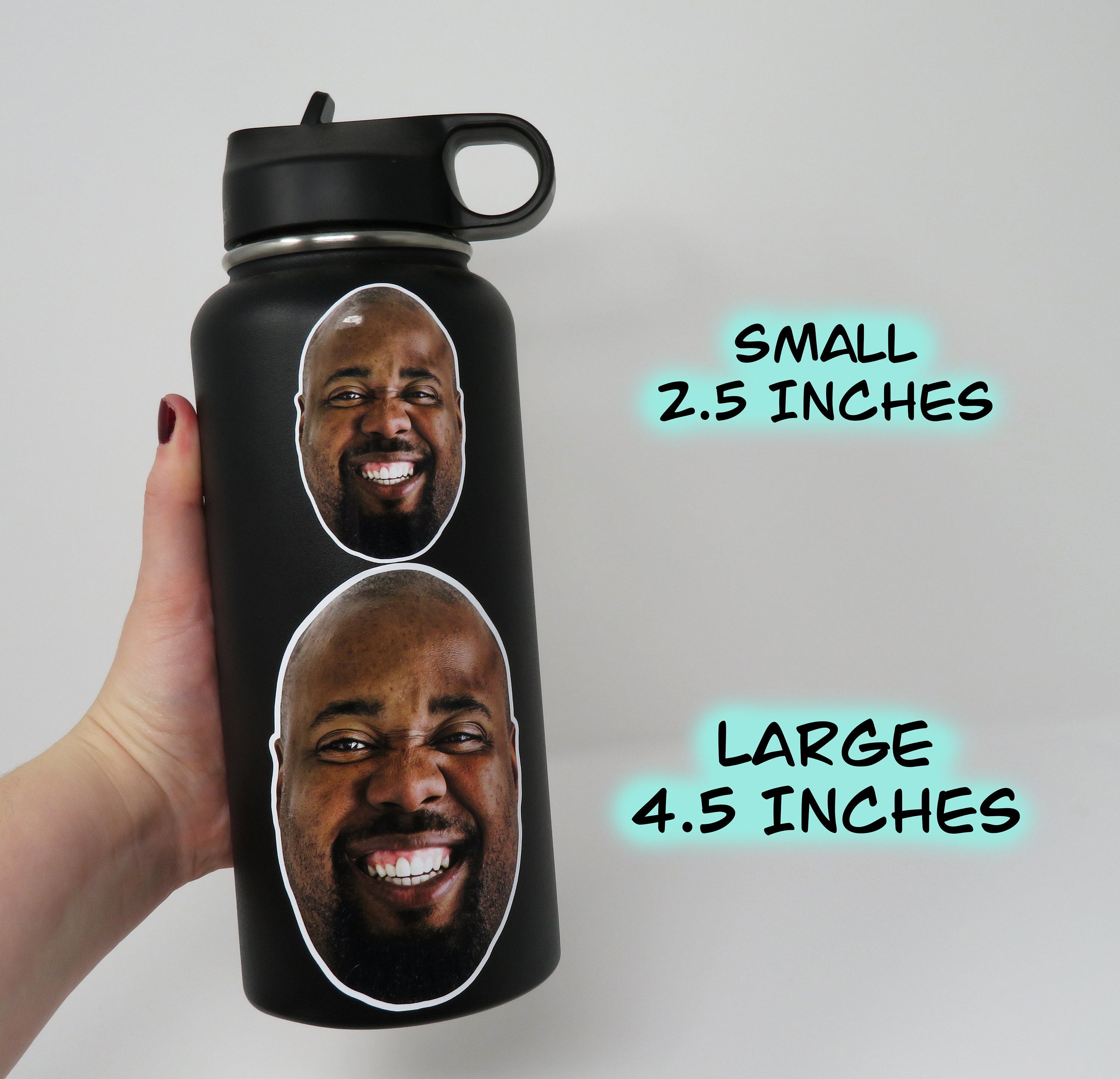 Custom FACE Sticker | Upload Any Image of a Face | Personalized ...