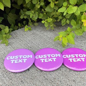 Fundraiser Pins, Event Add-on 2.25 Inch Buttons - Etsy