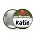 Restaurant Name Tag Pinbacks Write in Nametag Pin or Servers - Etsy