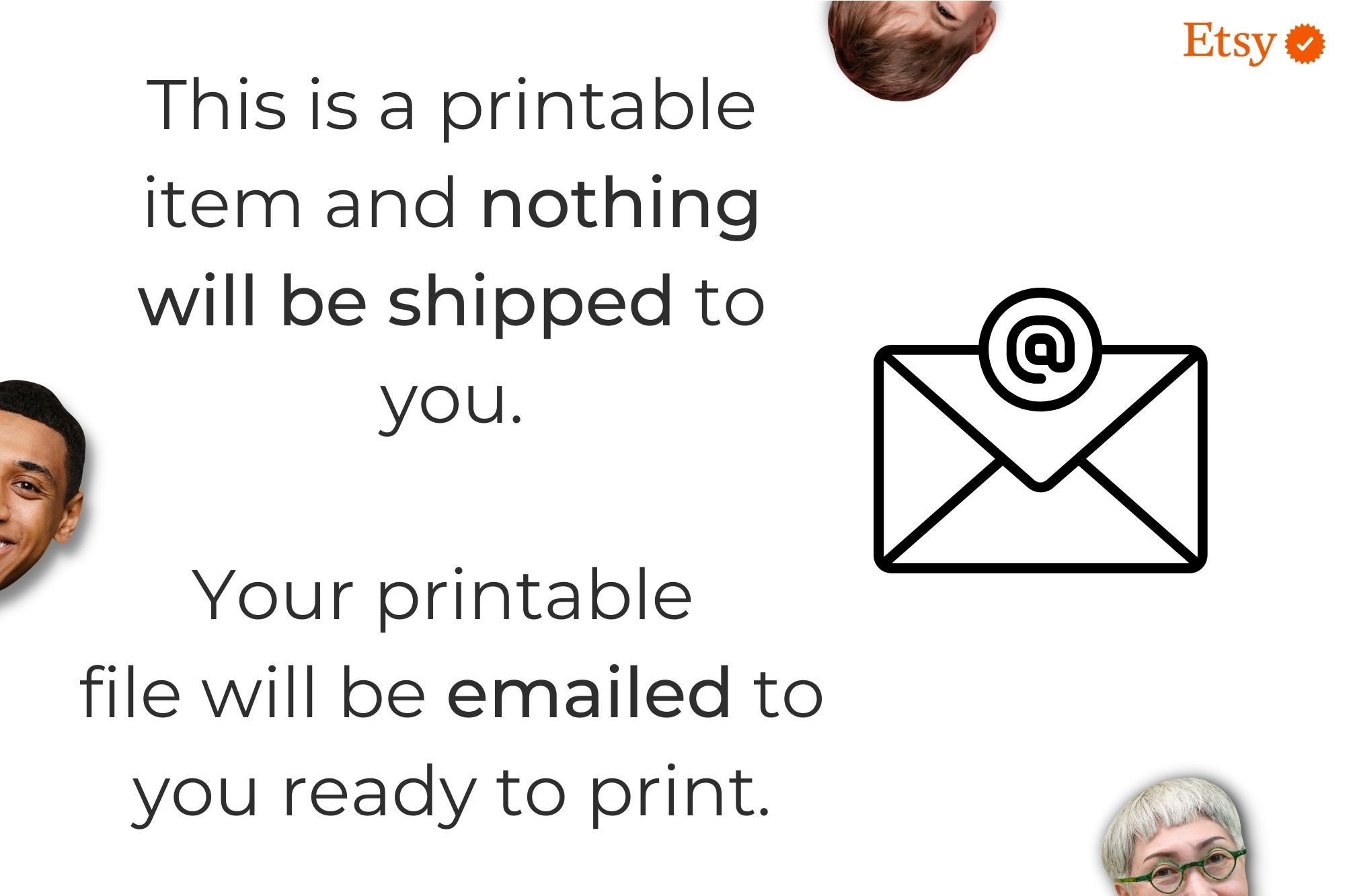 Printable Face Banner for Birthday Party 48 Hour Turnaround - Etsy